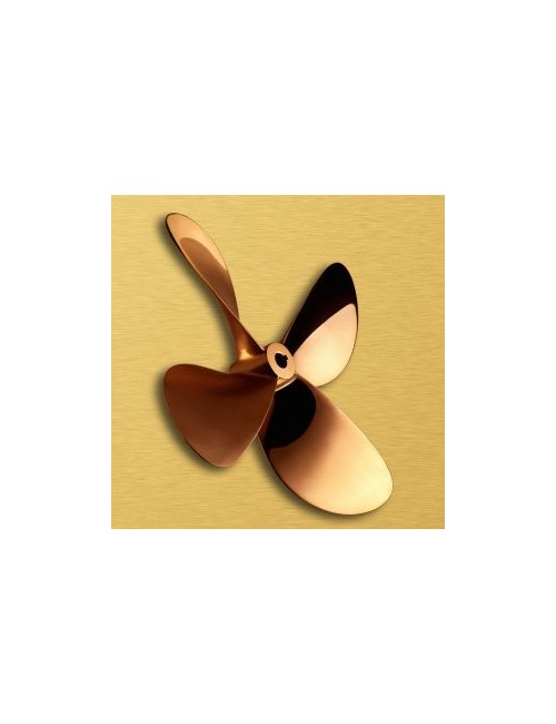 Fixed propeller 4 blades B Ø 430 mm - 17 "- (Pitch 13 to 18)