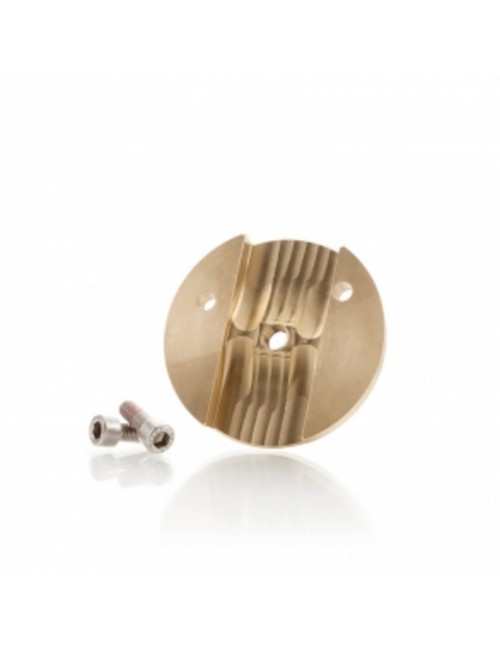 Flexofold cover plate with screws